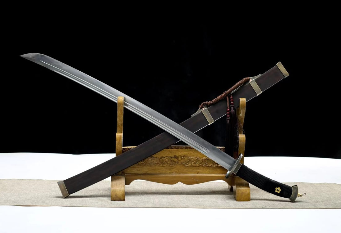 LOONGSWORD Chinese Dao Sword | Premium Hand-Forged Damascus Steel ...