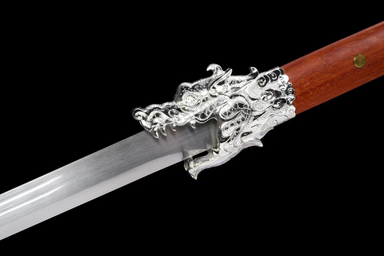 Dragon Tang dao High Carbon Steel Blade, Redwood Scabbard – Chinese ...