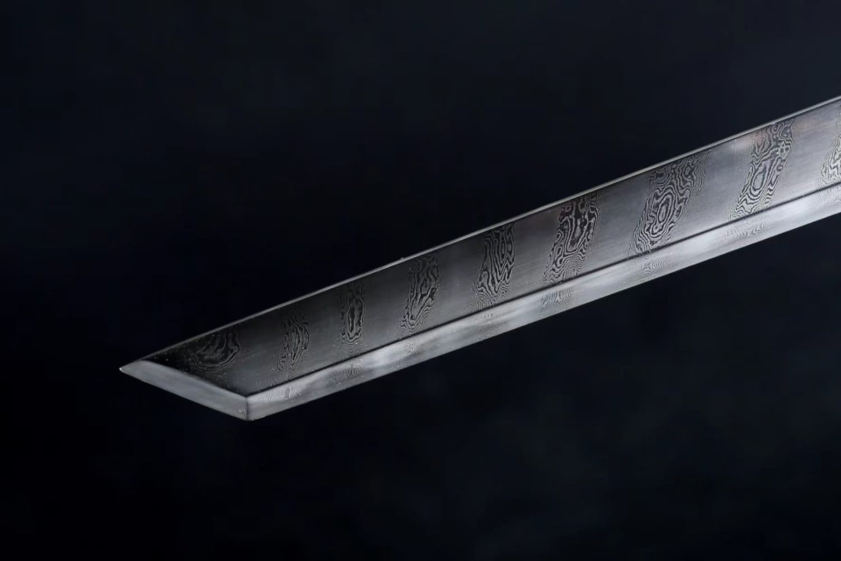 LOONGSWORD Chinese Tang Dao Sword-Hand-Forged Damascus blade – Chinese ...