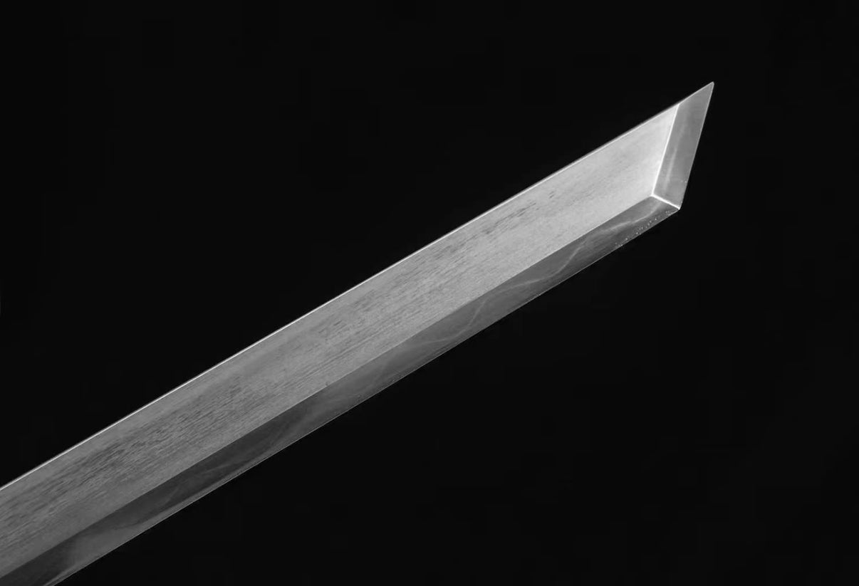 Dragon Roaring Tang Sword-Damascus Steel Blade, Soil Quenched,Purple C ...