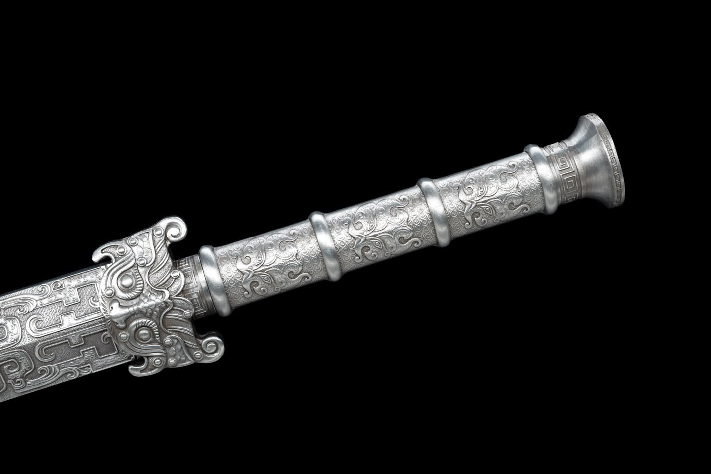Chinese Swords Real,Han jian Sword,Hand Forged Blades,Blue Scabbard ...