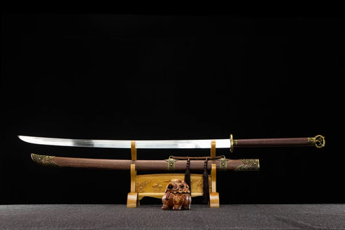 LOONGSWORD Miao Dao Traditional Forged Sword - High Manganese Steel ...