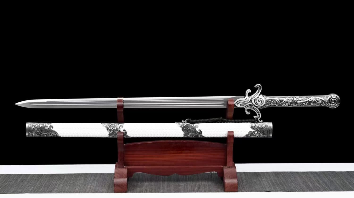 LOONGSWORD Ancient Chinese Sword han jian- Forged High Carbon Steel ...