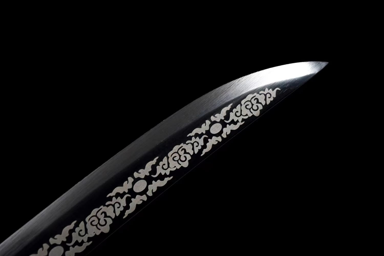 LOONGSWORD Chinese Qing dao Sword Real(Forged High Carbon Steel Blade ...
