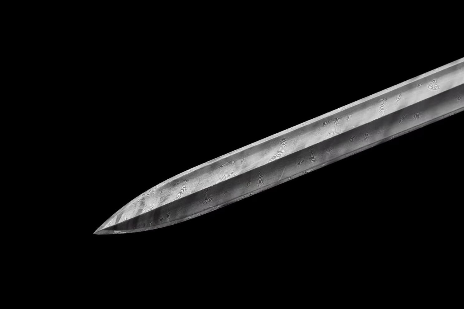 Exquisite Chinese Sword - Hand Forged Damascus Steel Blade – Chinese ...