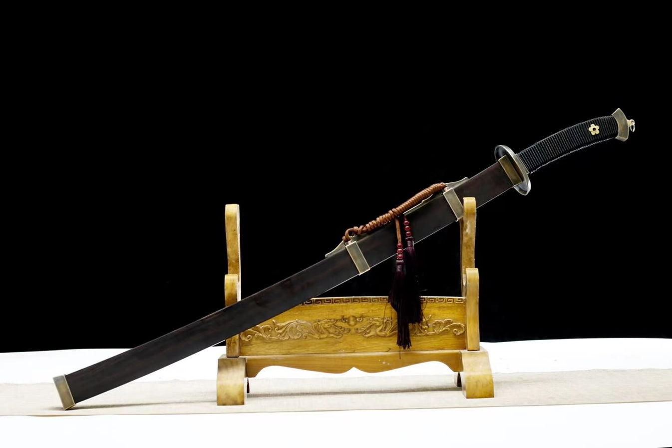 LOONGSWORD Chinese Dao Sword | Premium Hand-Forged Damascus Steel ...