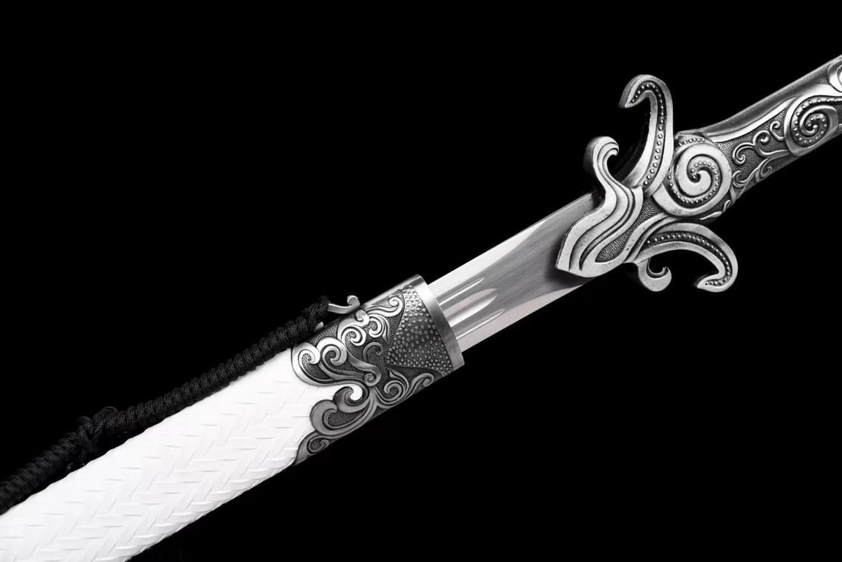 LOONGSWORD Ancient Chinese Sword han jian- Forged High Carbon Steel ...