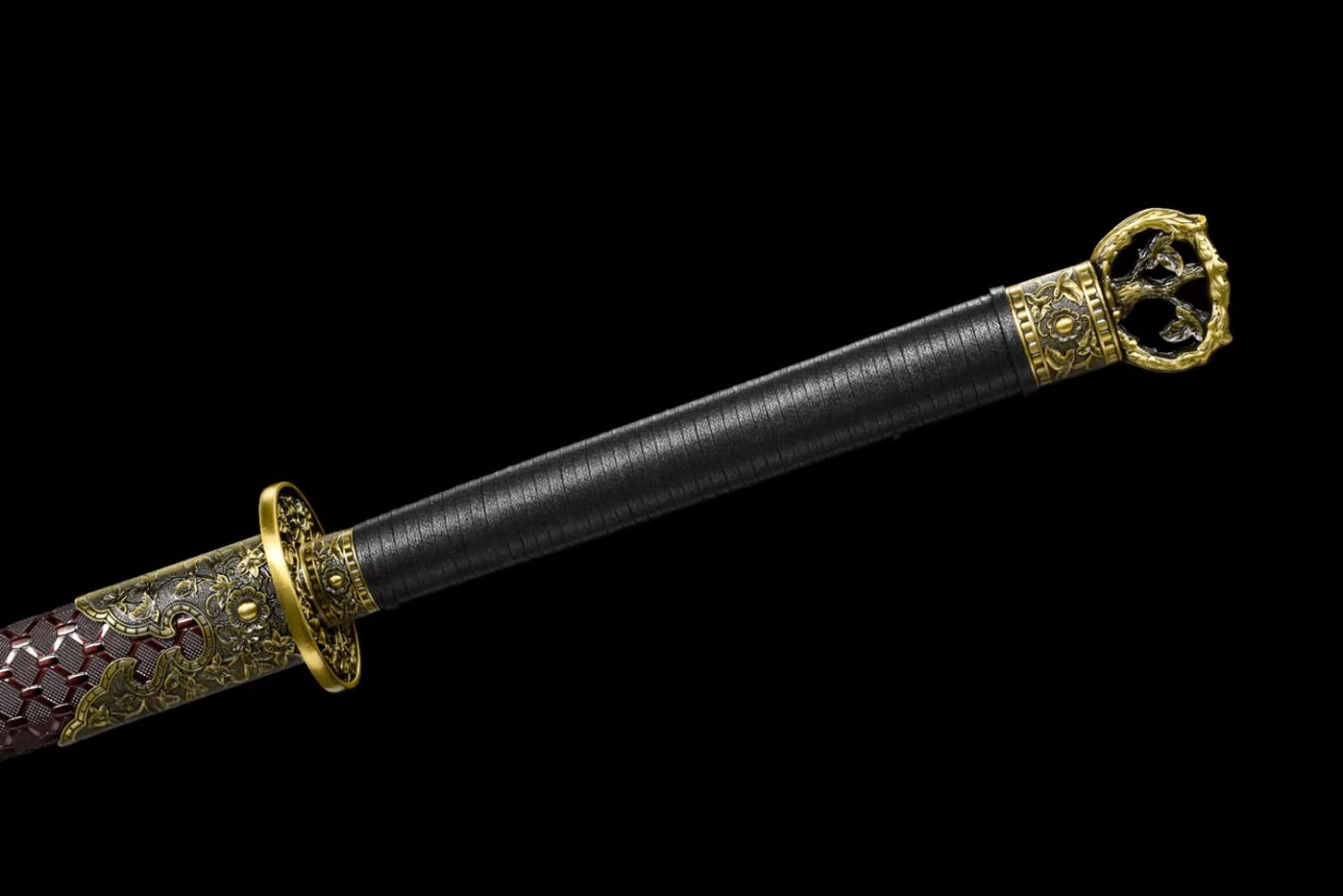 LOONGSWORD Chinese Tang Hengdao Sword-Forged Spring Steel Blade ...