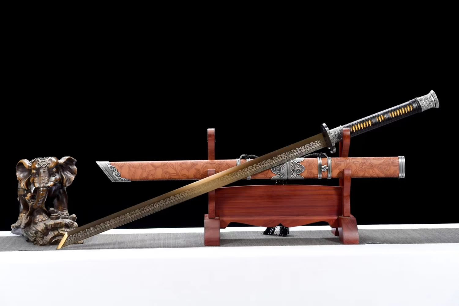 LOONGSWORD Chinese Tang Sword - Premium High Carbon Steel Blade ...