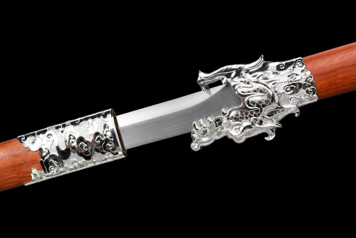 Dragon Tang dao High Carbon Steel Blade, Redwood Scabbard – Chinese ...