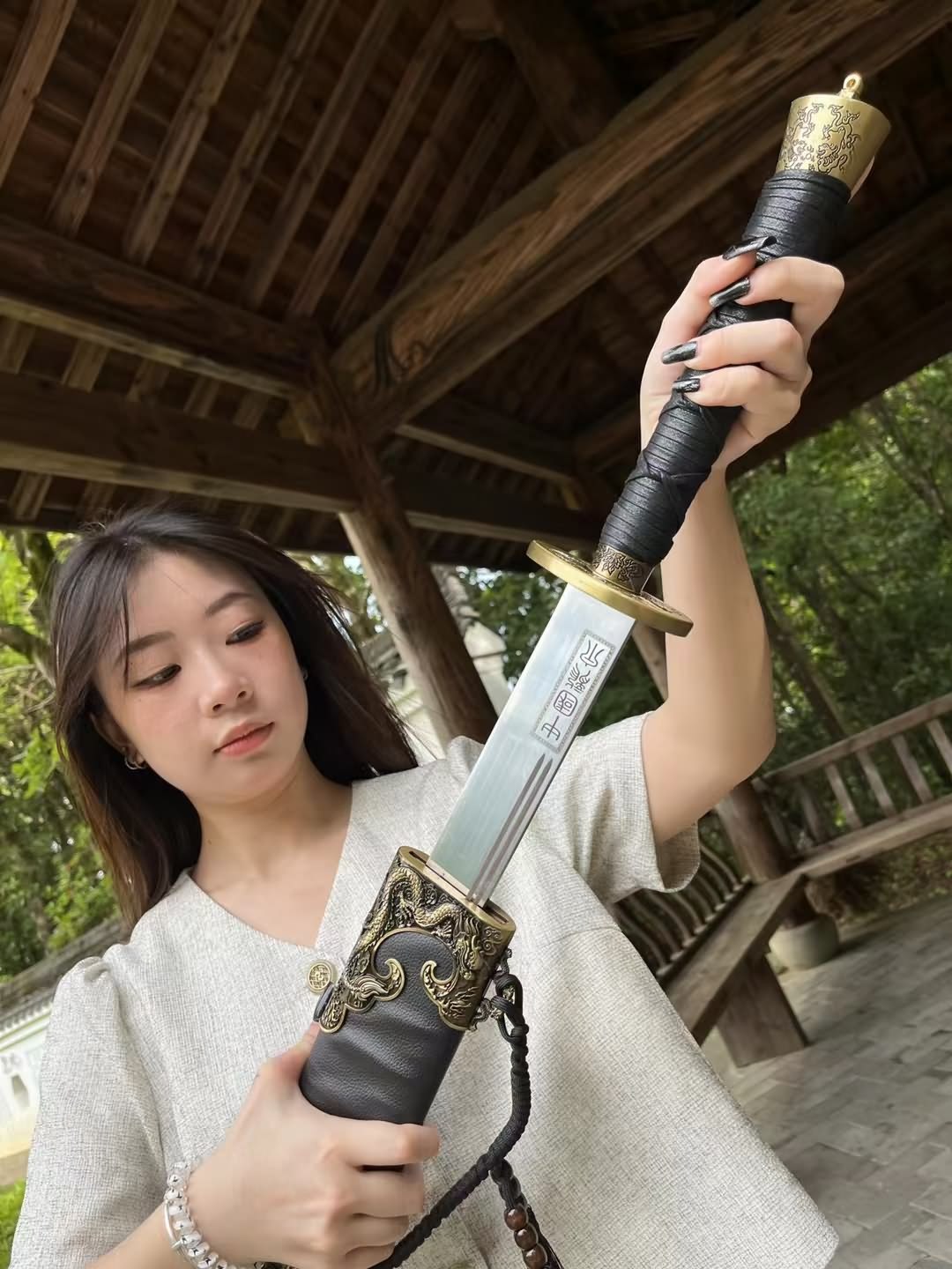 Traditional Chinese Broadsword with 7Cr17MOV Stainless Steel Blade ...