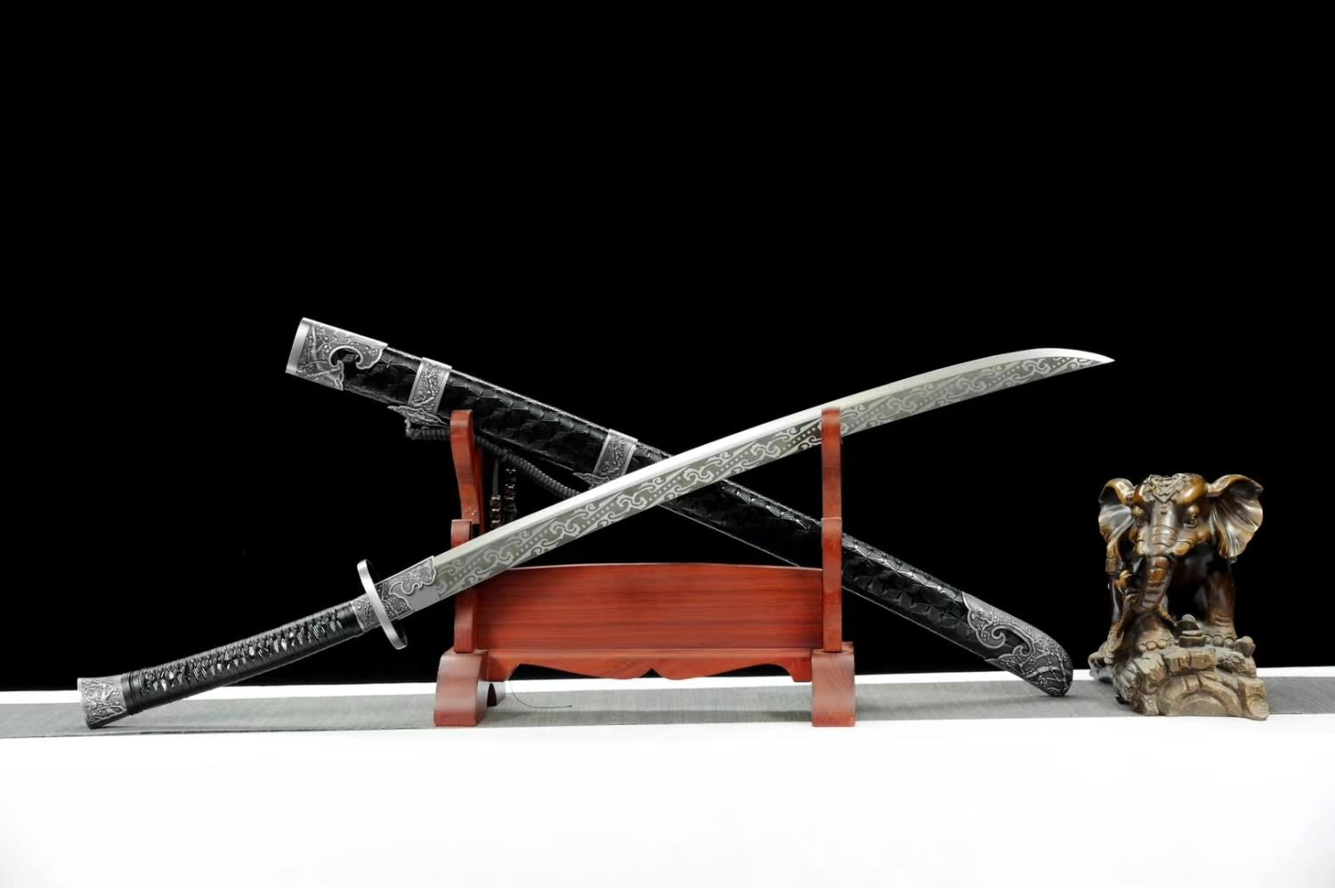 Chinese Meihua Qingdao Sword- Traditional Handcrafted Sword blades ...
