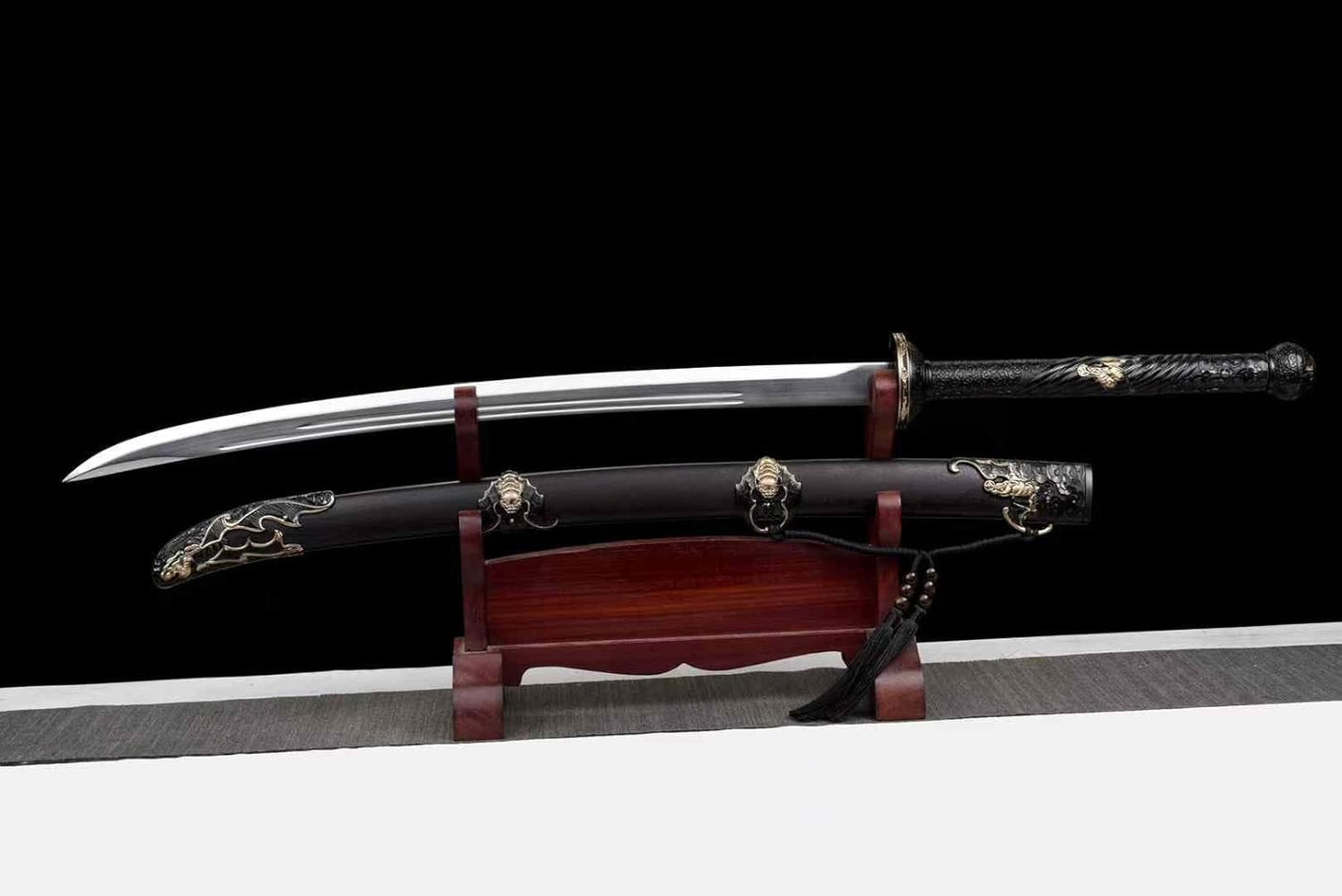 Qing Dao Sword–Traditional Longquan Craftsmanship, High carbon Steel ...