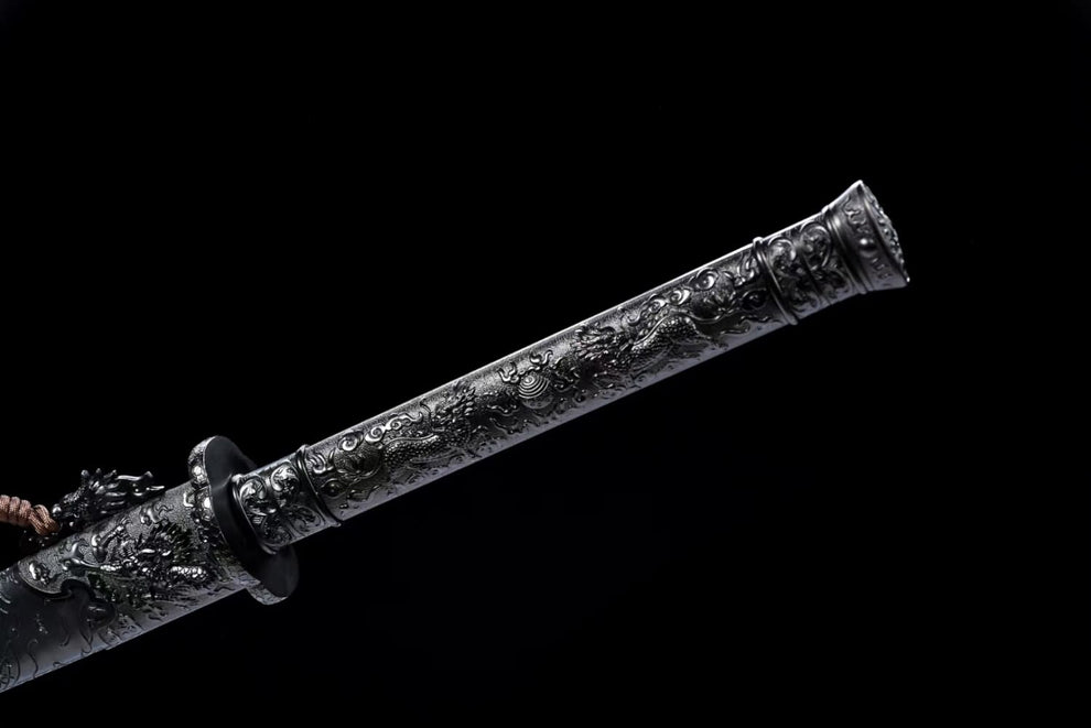 LOONGSWORD Chinese Saber Sword Real,Broadsword(Forged Spring Steel ...