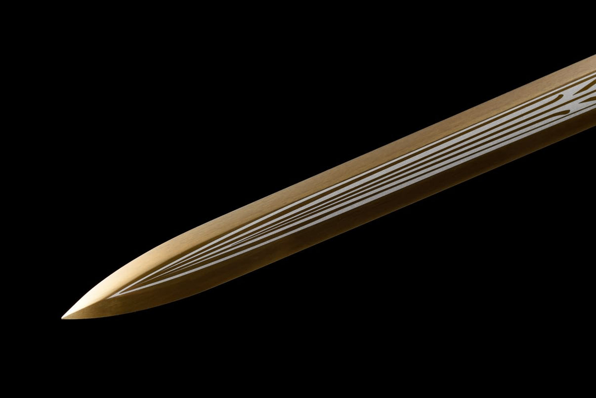 Han jian Sword,Chinese Swords Real,Hand Forged Golden Blade – Chinese ...