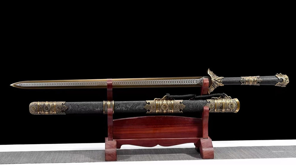 Authentic LOONGSWORD General's Sword-High Carbon Steel,Double – Chinese ...