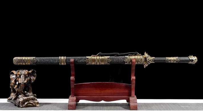 Authentic LOONGSWORD General's Sword-High Carbon Steel,Double – Chinese ...