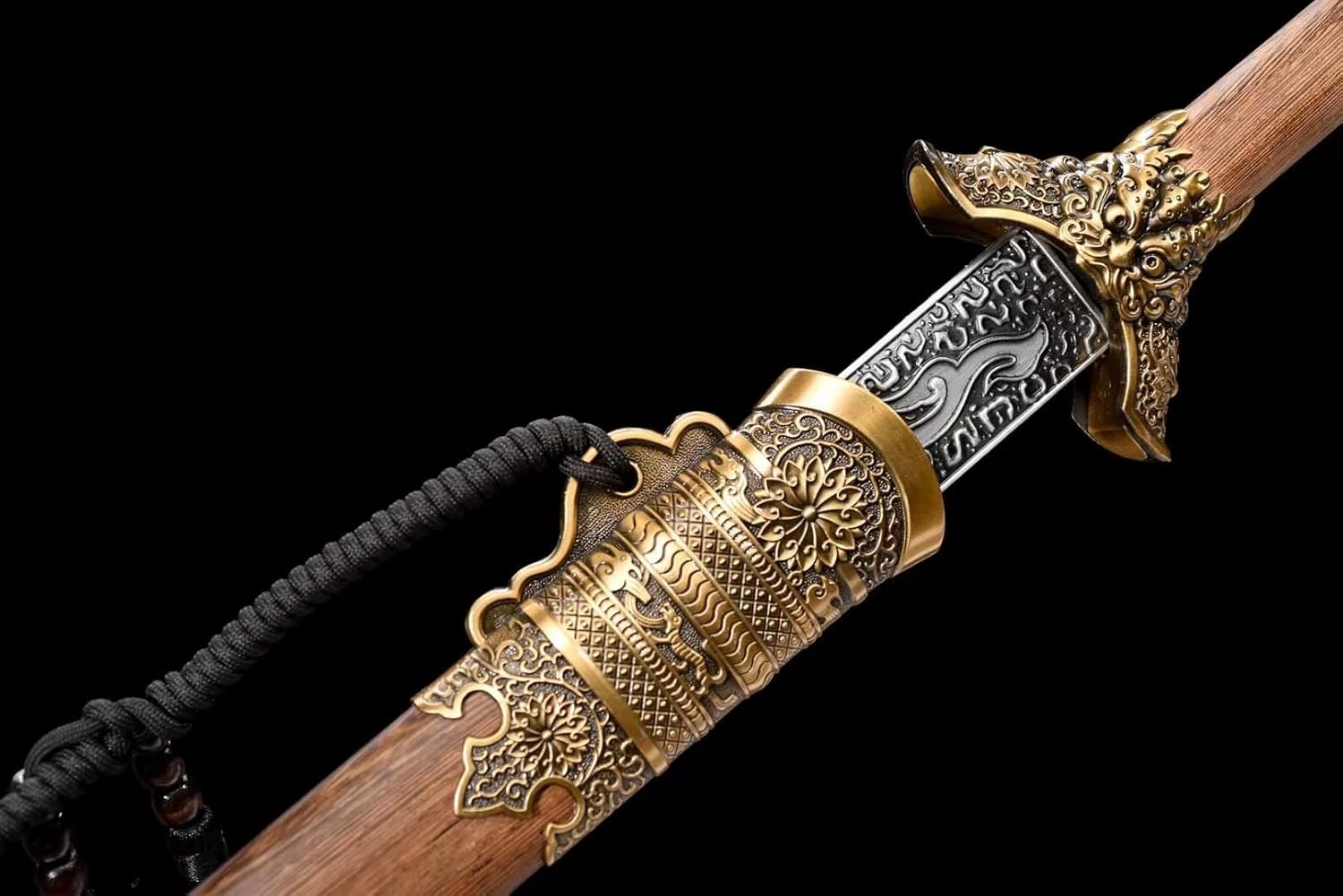 Martial Arts General Jian Sword Forged High Carbon Steel Blade ...