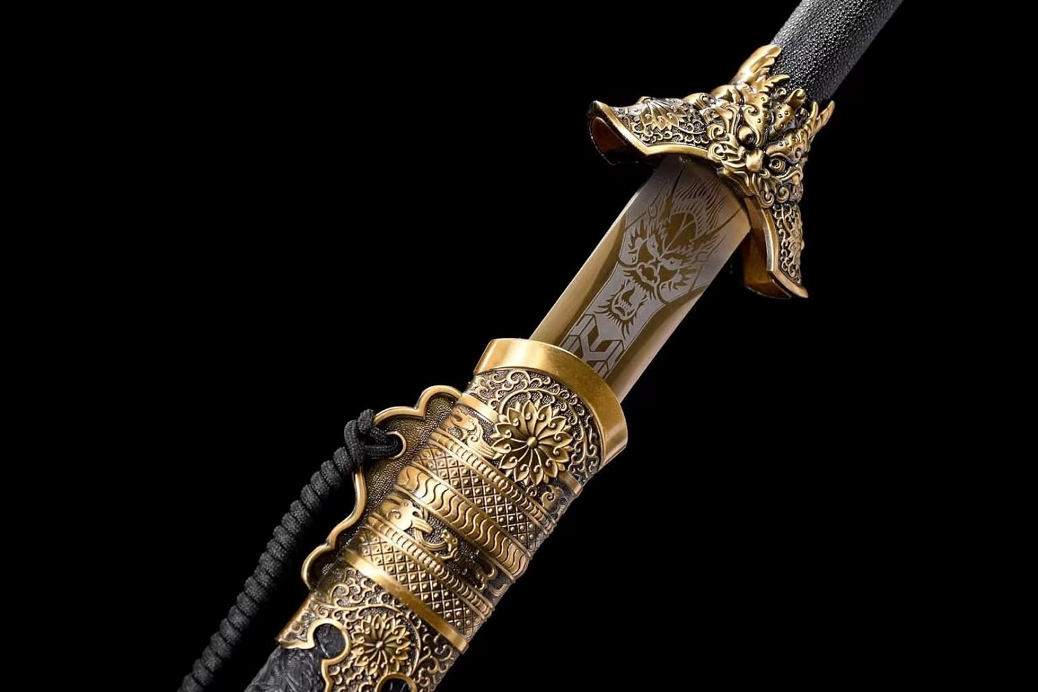 Authentic LOONGSWORD General's Sword-High Carbon Steel,Double – Chinese ...