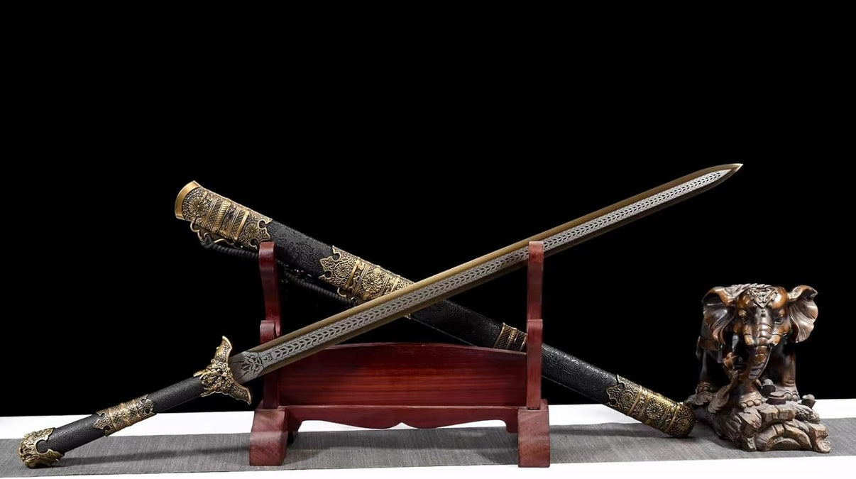 Authentic LOONGSWORD General's Sword-High Carbon Steel,Double – Chinese ...