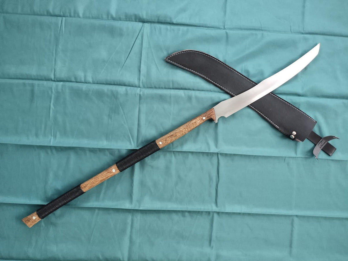 LOONGSWORD Chinese Long Handle dao Sword Real,Scythe,Full tang ...