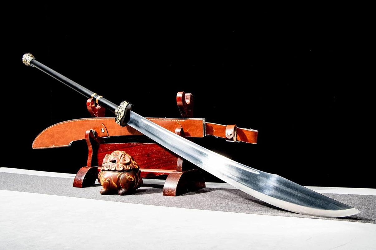 Guan Dao Chinese Sword – Hand-Forged High Carbon Steel Blale – Chinese ...