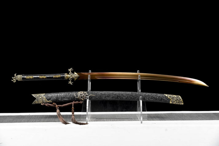 Hand-Forged Flying Dragon Dao Sword – High Carbon Steel Blade – Chinese ...