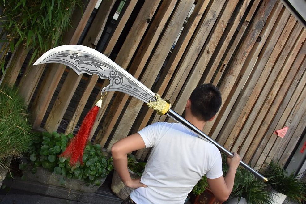 Guandao,Kwan Dao,High Carbon Steel Blades,China kung fu,Battle Ready ...