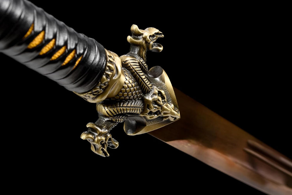 Hand-Forged Flying Dragon Dao Sword – High Carbon Steel Blade – Chinese ...