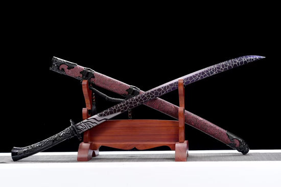 Chinese Embroidery Spring Sword - Handcrafted High Manganese Steel ...