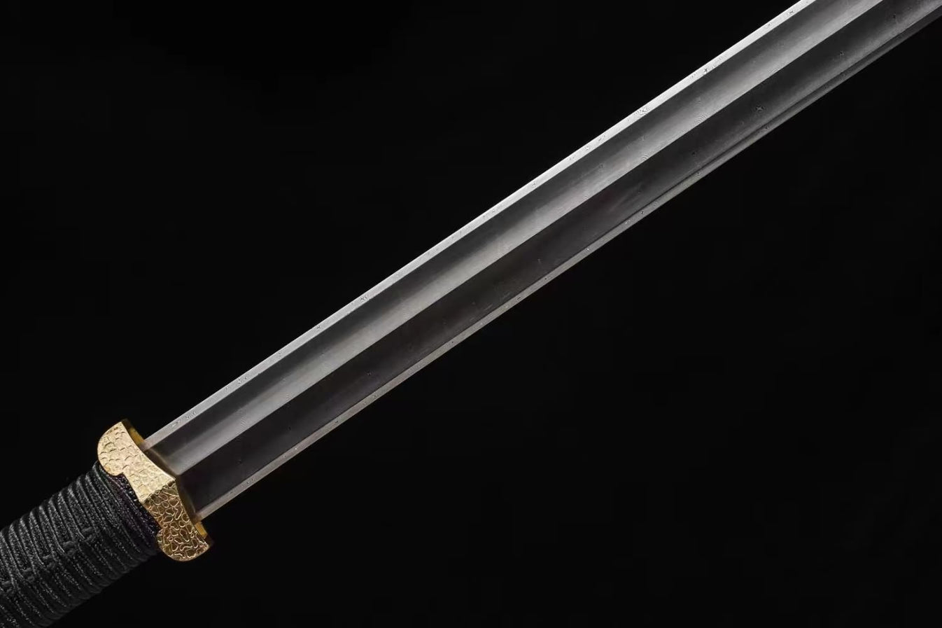LOONGSWORD Chinese Han jian Sword - Forged Damascus Steel Blade ...