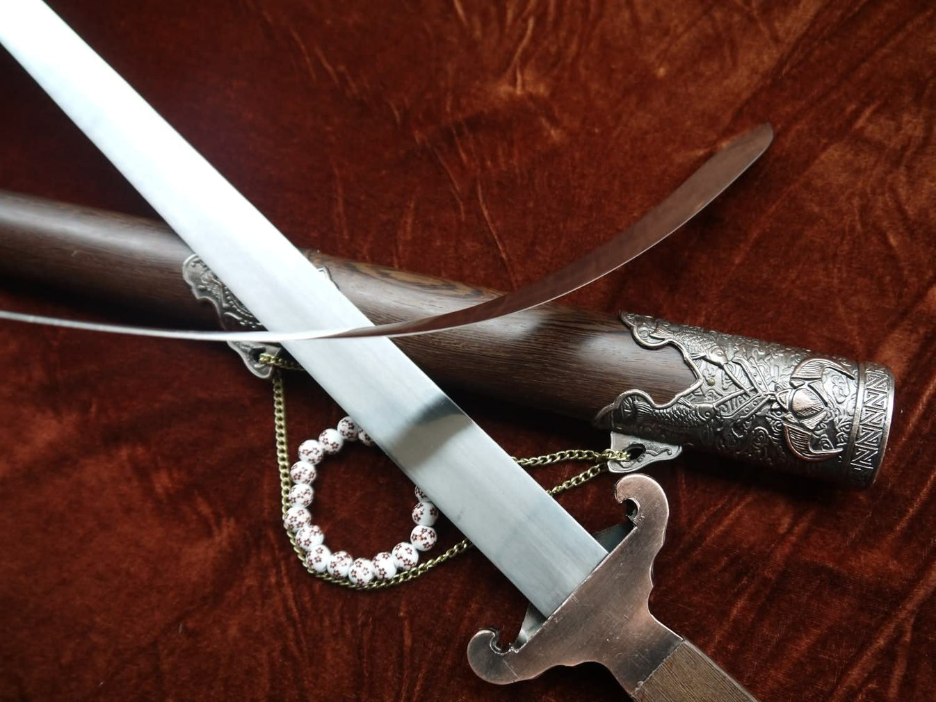 Longquan sword/China's Double-Sword/Rosewood Scabbard/Stainless Steel ...