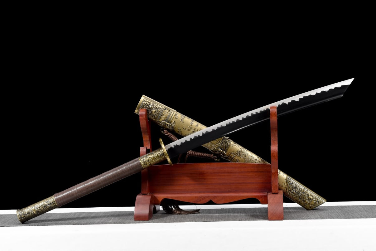 Kangxi dao - Hand Forged High Carbon Steel Blade Blade kung fu ...