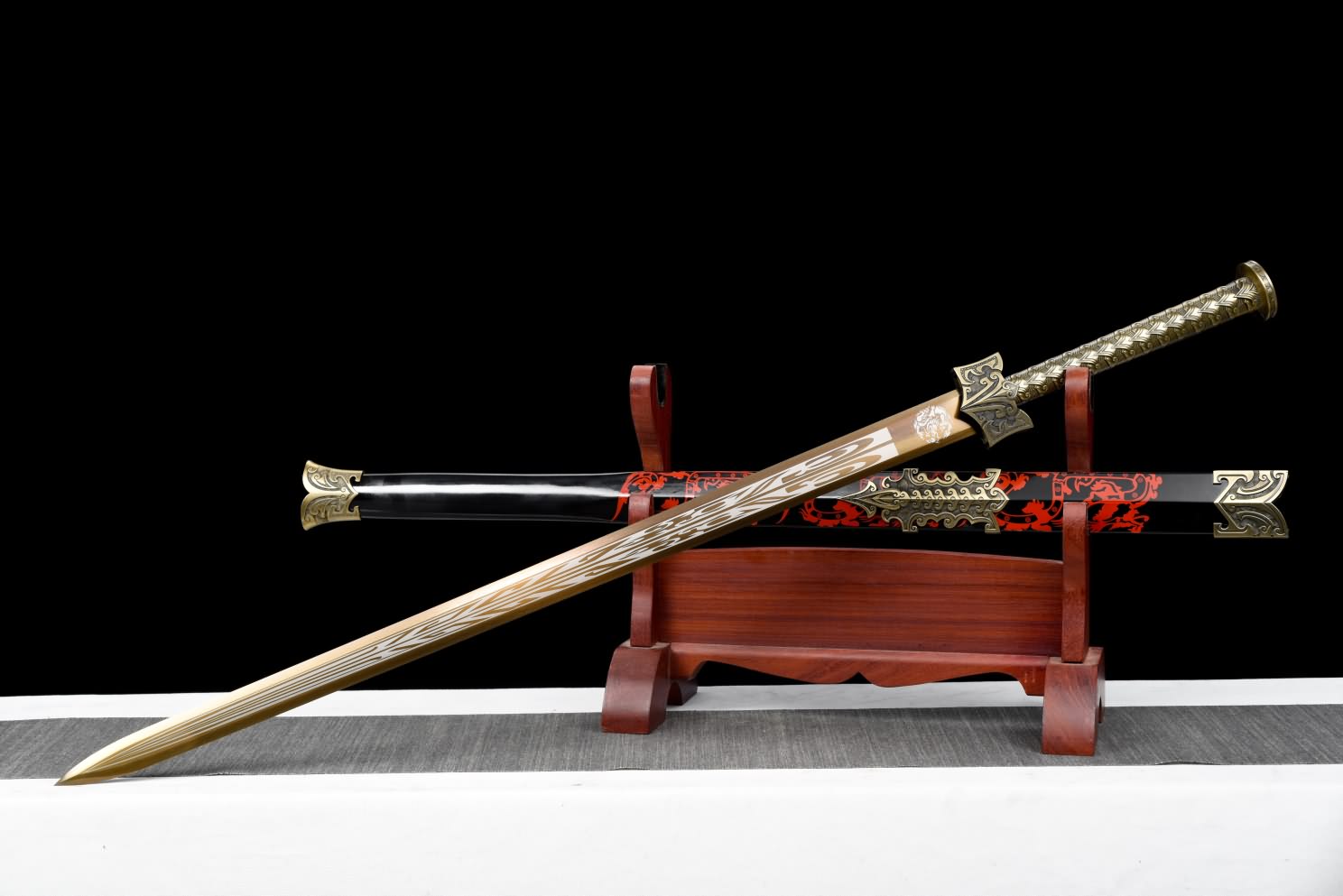 Han jian Sword,Chinese Swords Real,Hand Forged Golden Blade – Chinese ...
