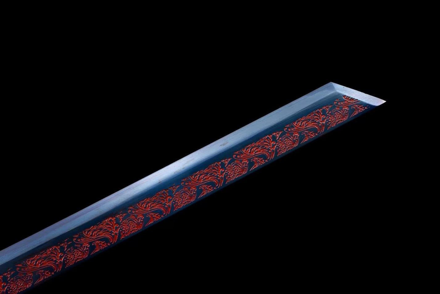LOONGSWORD Chinese Loong Saber Sword Real Forged High Carbon Steel ...