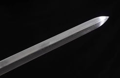 Dragon and Tiger Two-Handed Sword-Hand Forged Damascus Steel Blade ...