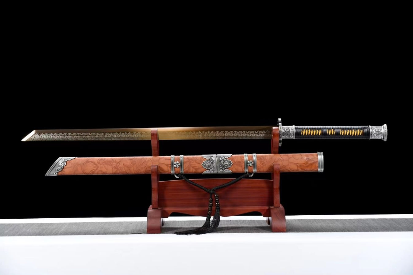 LOONGSWORD Chinese Tang Sword - Premium High Carbon Steel Blade ...