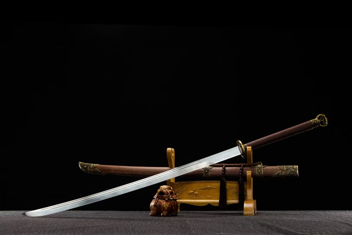 LOONGSWORD Miao Dao Traditional Forged Sword - High Manganese Steel – Chinese Sword store