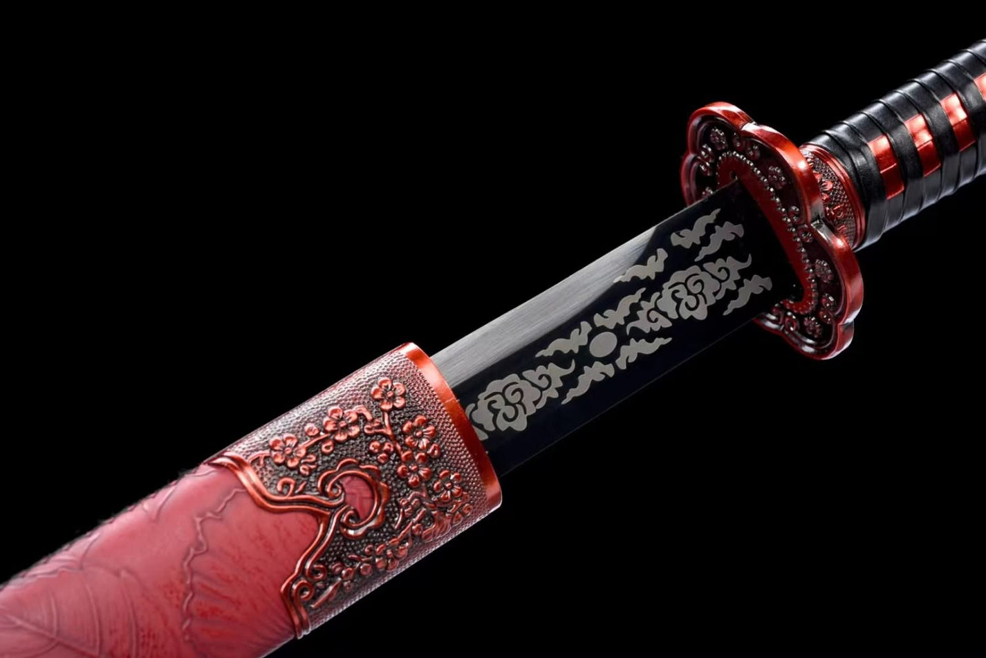 LOONGSWORD Chinese Qing dao Sword Real(Forged High Carbon Steel Blade ...