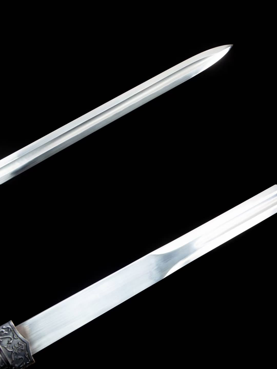 Traditional Chinese Two-Handed Sword with High Carbon Steel Blade ...