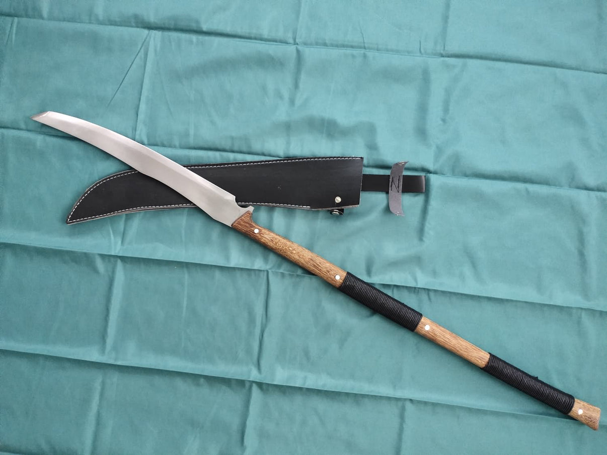 LOONGSWORD Chinese Long Handle dao Sword Real,Scythe,Full tang ...