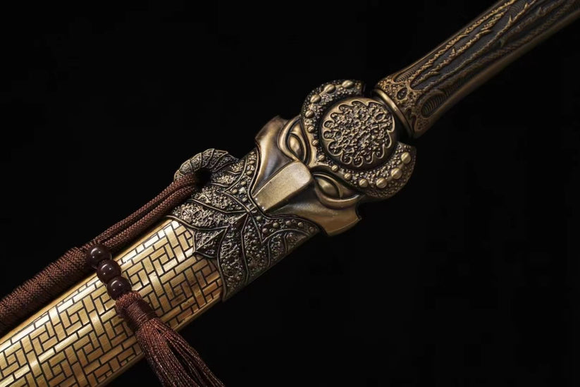 Traditional Chinese Tang Dao Sword-Hand Forged Damascus blades ...