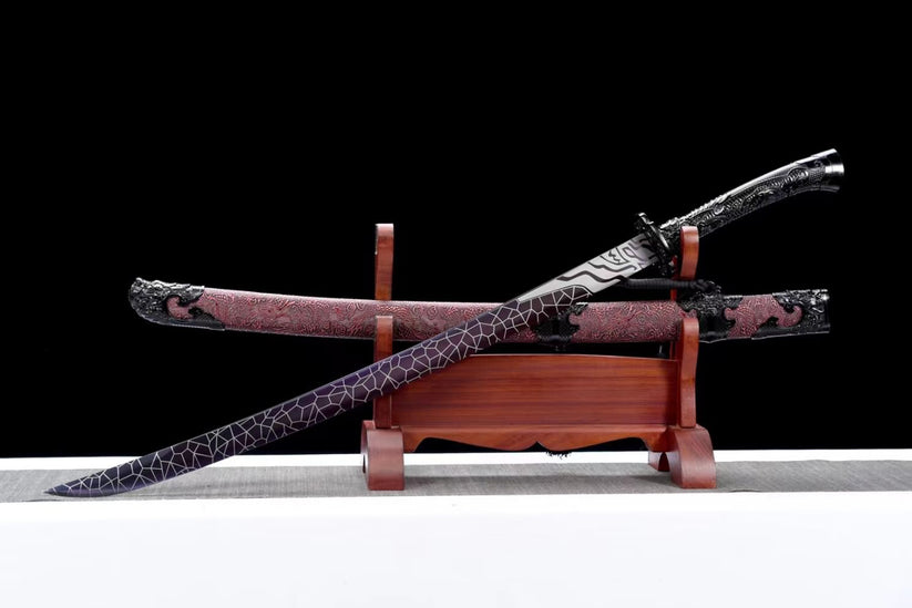 Chinese Embroidery Spring Sword - Handcrafted High Manganese Steel ...