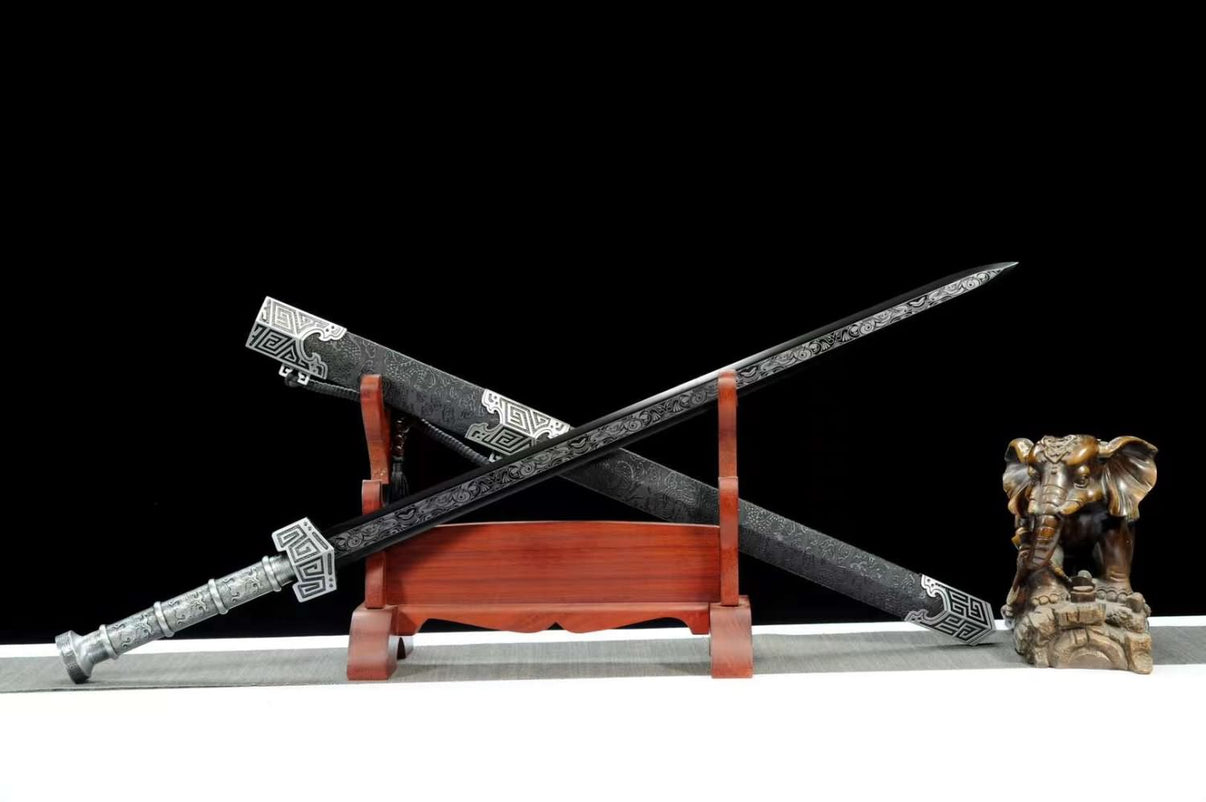 LOONGSWORD Qin Dynasty Style Sword - Traditional Forged Blades ...