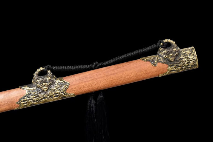 LOONGSWORD Full Tang Chinese Tang Sword(Forged Damascus Steel Blade ...