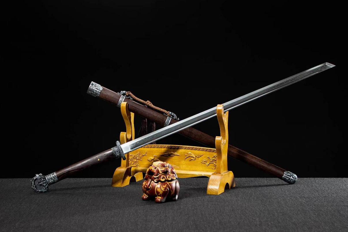 Traditional Chinese Tang dao Sword with Damascus Steel Blade – Chinese ...