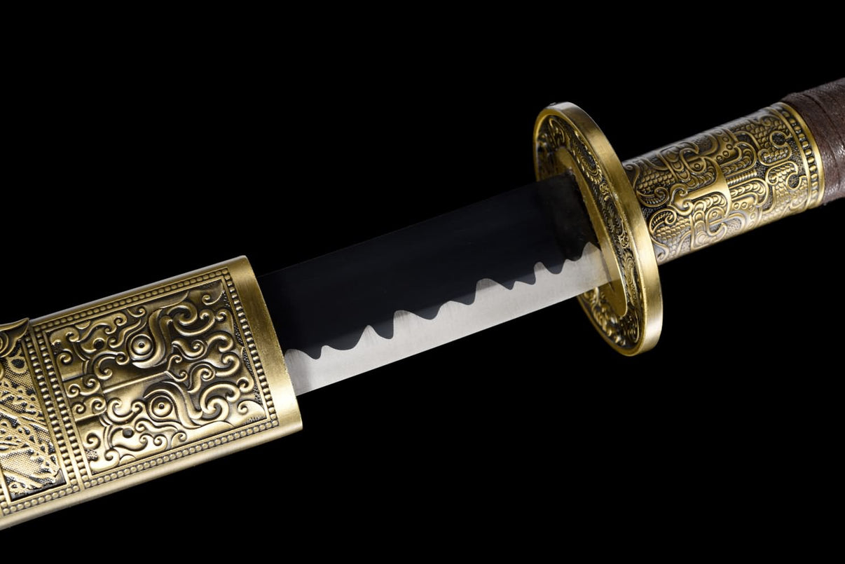 Kangxi dao - Hand Forged High Carbon Steel Blade Blade kung fu ...