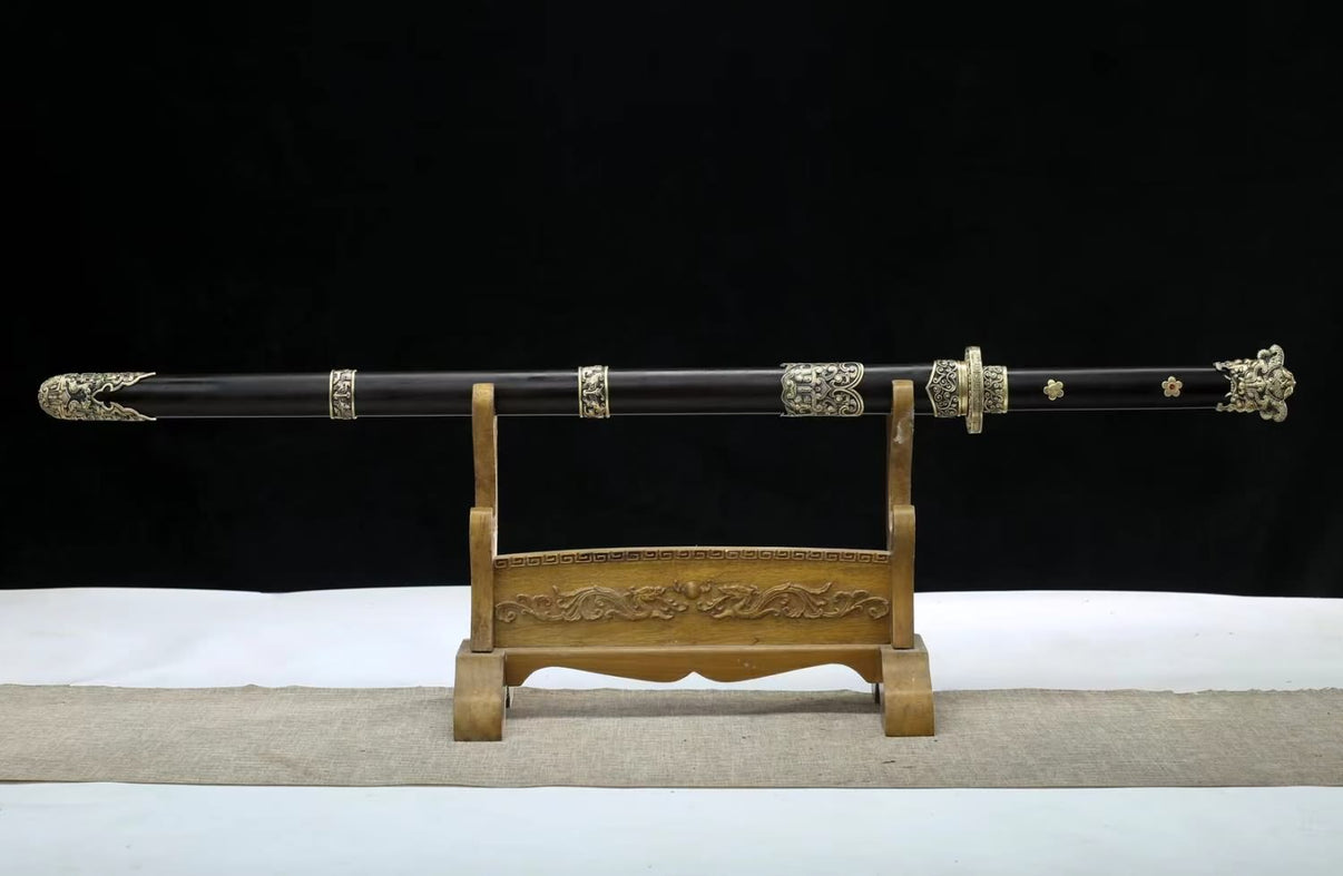 LOONGSWORD Chinese Tang Dao Sword-Hand-Forged Damascus blade – Chinese ...