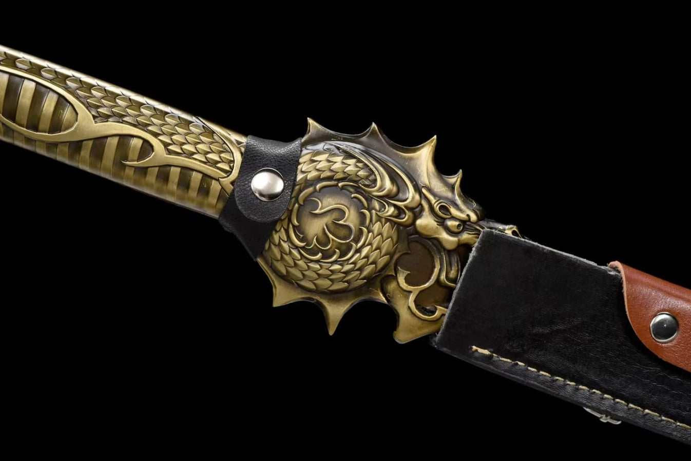 LONGSWORD Handmade Cow-Tail Sword with Forged High Carbon Steel Blade ...