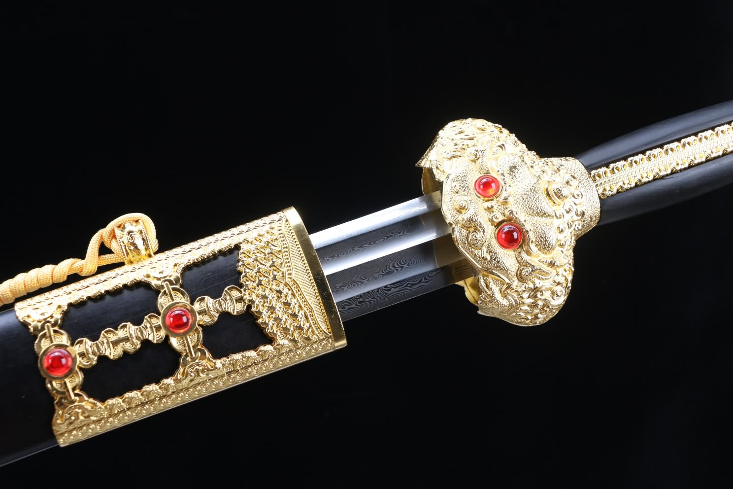 Chinese Swords Real,Yongle jian Sword,Hand Forged Damascus Steel ...